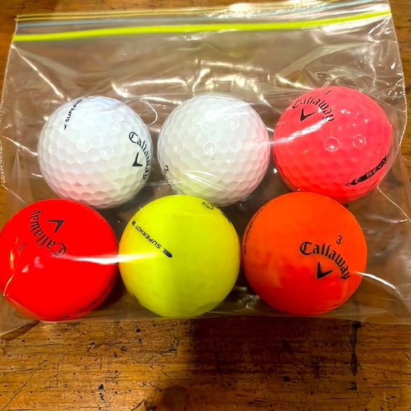 Callaway | Other | Callaway Used Golf Balls Bundle 6 Super Soft | Poshmark